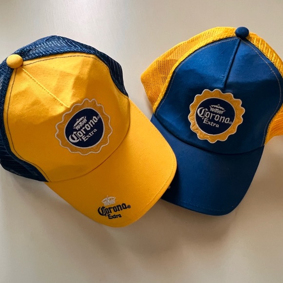Accessories | 2 Corona Extra Baseball Cap Mens Or Ladies Adjustable ...